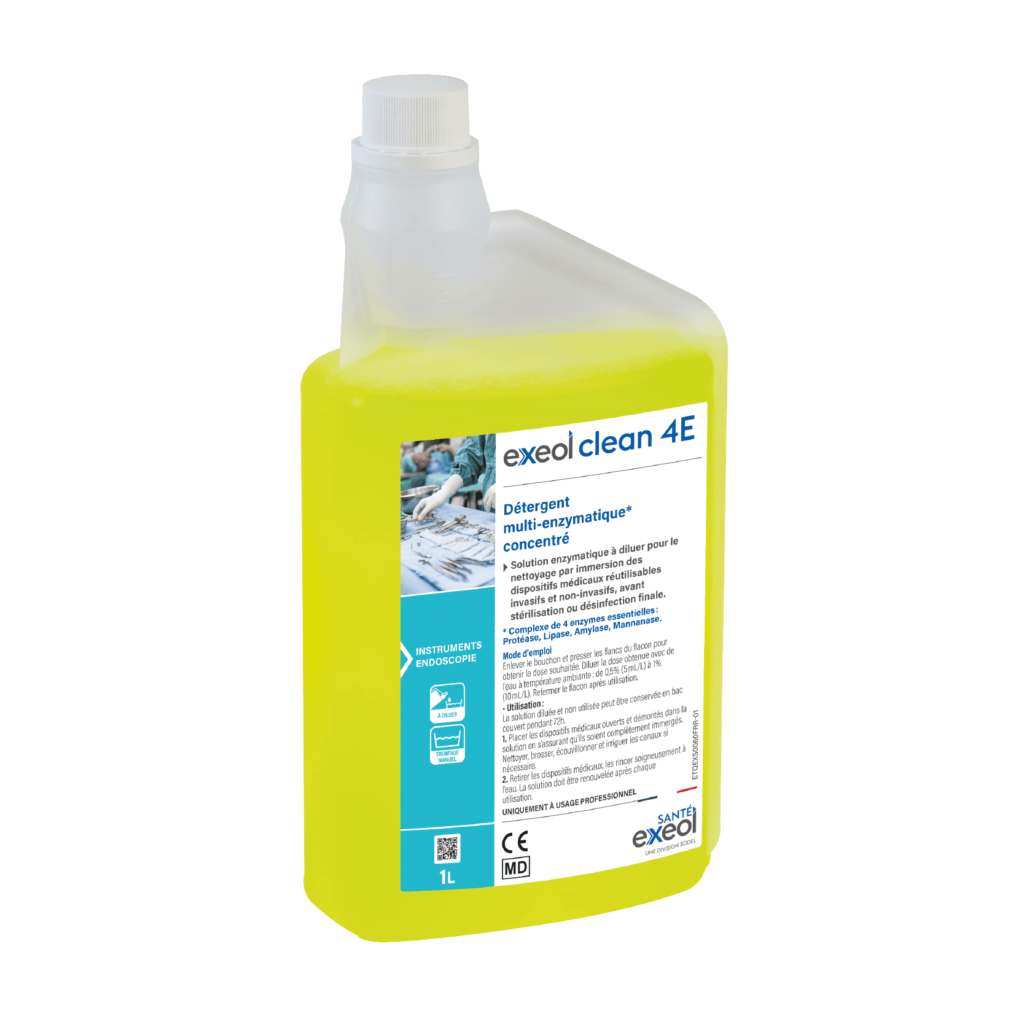 exeol clean 4E Detergente multi-enzimático - ALKAMEDICA®