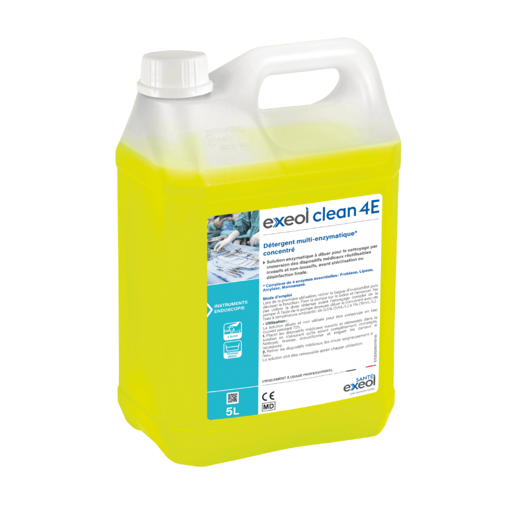 exeol clean 4E Detergente multi-enzimático - ALKAMEDICA®