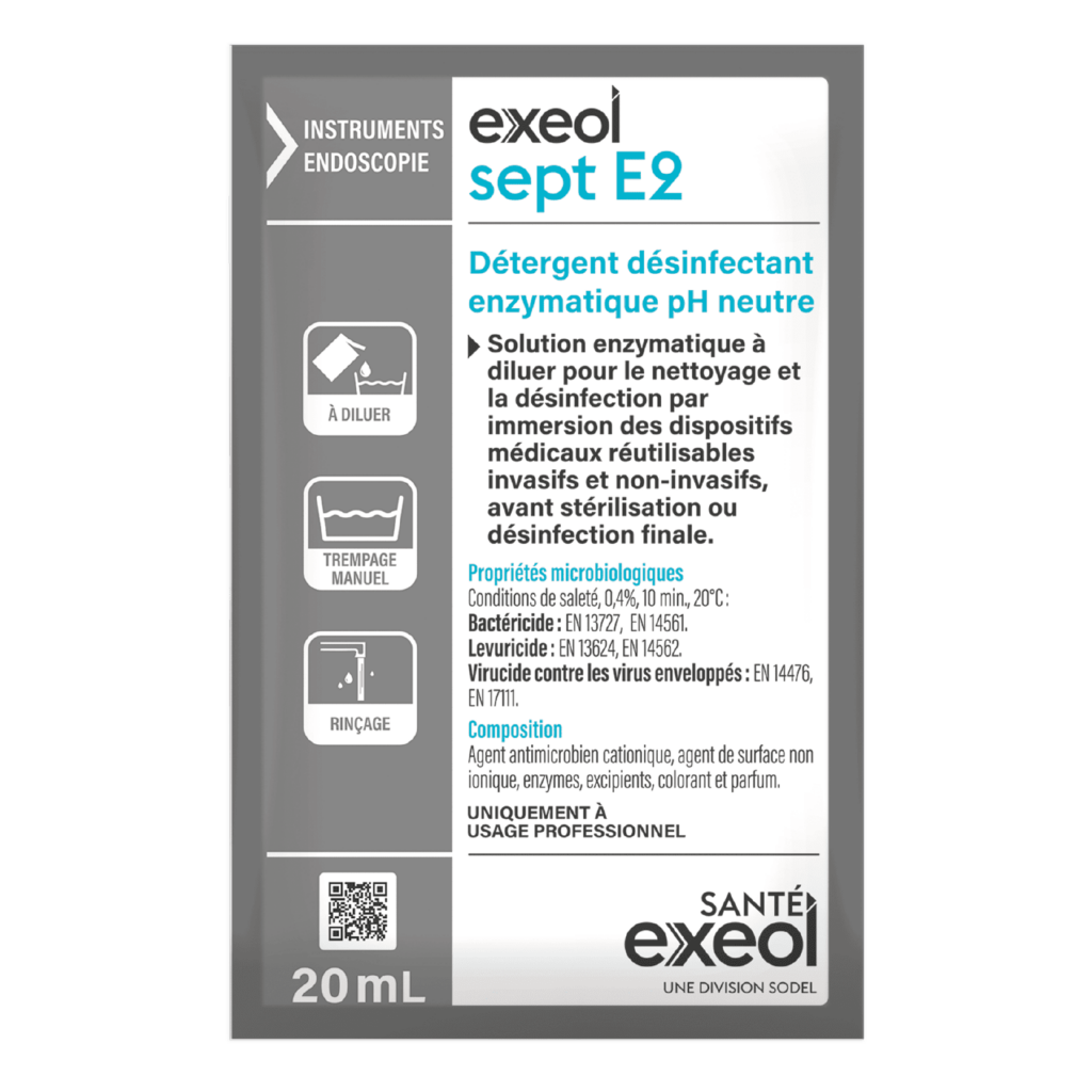 exeol sept E2 Detergente Desinfectante Enzimático - ALKAMEDICA®