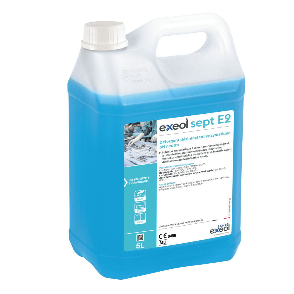 exeol sept E2 Detergente Desinfectante Enzimático - ALKAMEDICA®